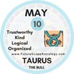 May 10 Zodiac (Taurus) Birthday: Personality, Birthstone, Compatibility ...