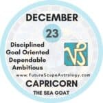 December 23 Zodiac (Capricorn) Birthday Personality, Birthstone ...
