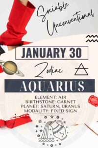 January 30 Zodiac (Aquarius) Birthday: Personality, Birthstone ...